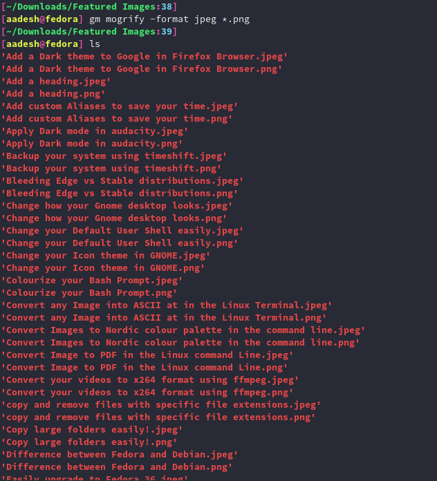 Convert PNG images into JPEG format in the Linux Terminal - LinuxForDevices