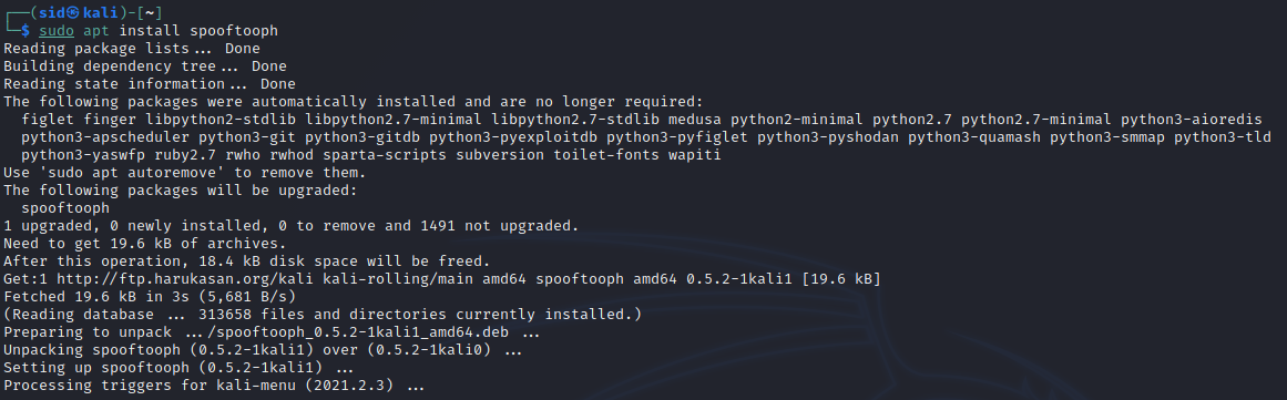How to install and use spooftooph in Kali Linux? - LinuxForDevices