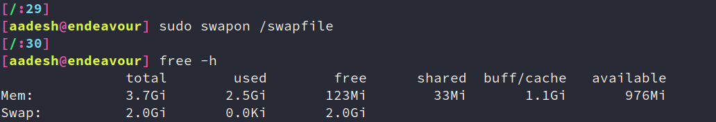 How To Create A Custom Sized Swap File In Linux Linuxfordevices 7952
