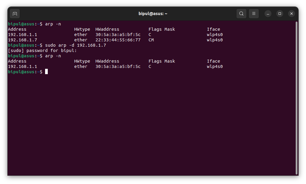 What is the arp command in Linux? - LinuxForDevices