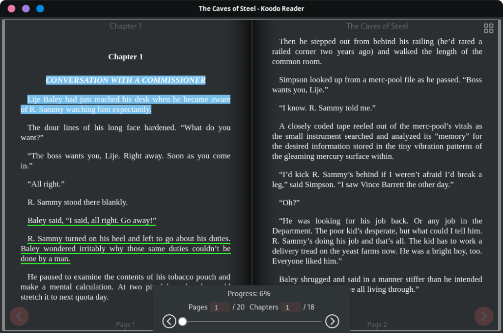 Koodo - A Beautiful Open-Source E-book Reader for the Linux Bookworms - LinuxForDevices