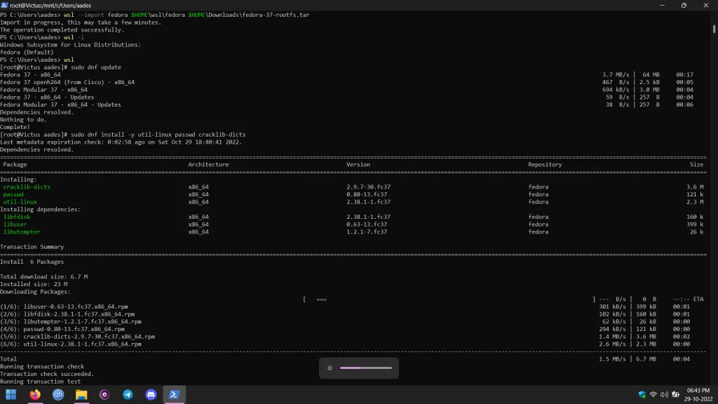 WSL2 - Install Fedora on Windows 10/11 - LinuxForDevices