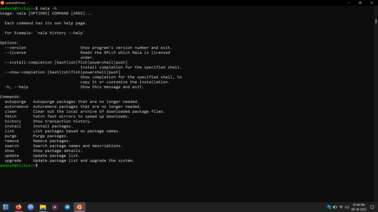 Nala - A better interface for the apt package manager - LinuxForDevices