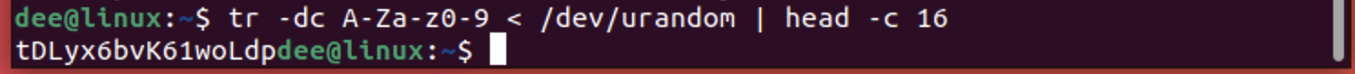 How To Generate Random Passwords On Linux Shell Linuxfordevices