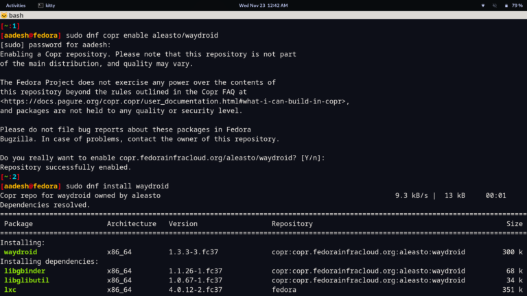 Waydroid Flawlessly Run Android On Wayland Fedora Guide