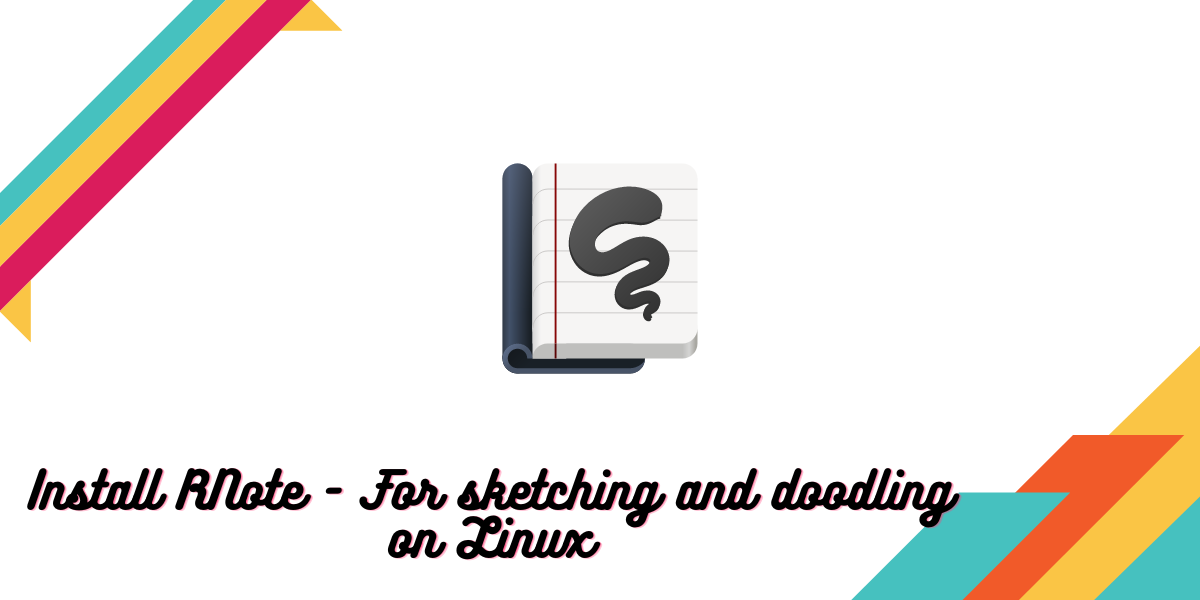 RNote - An open source drawing application for Linux - LinuxForDevices