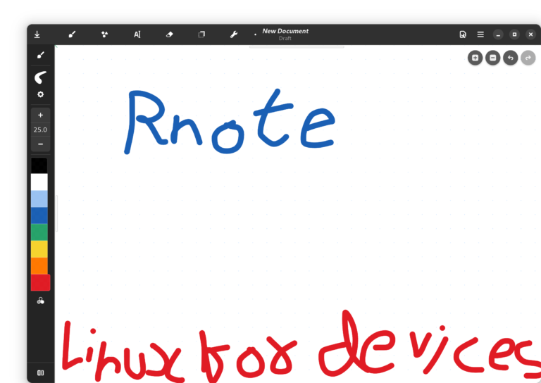 RNote - An open source drawing application for Linux - LinuxForDevices