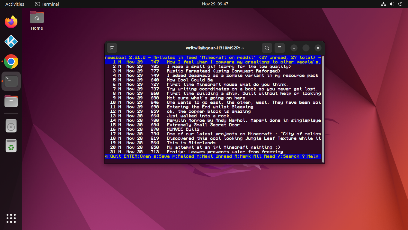 Install, setup, and use Newsboat: RSS Feed for Linux - LinuxForDevices
