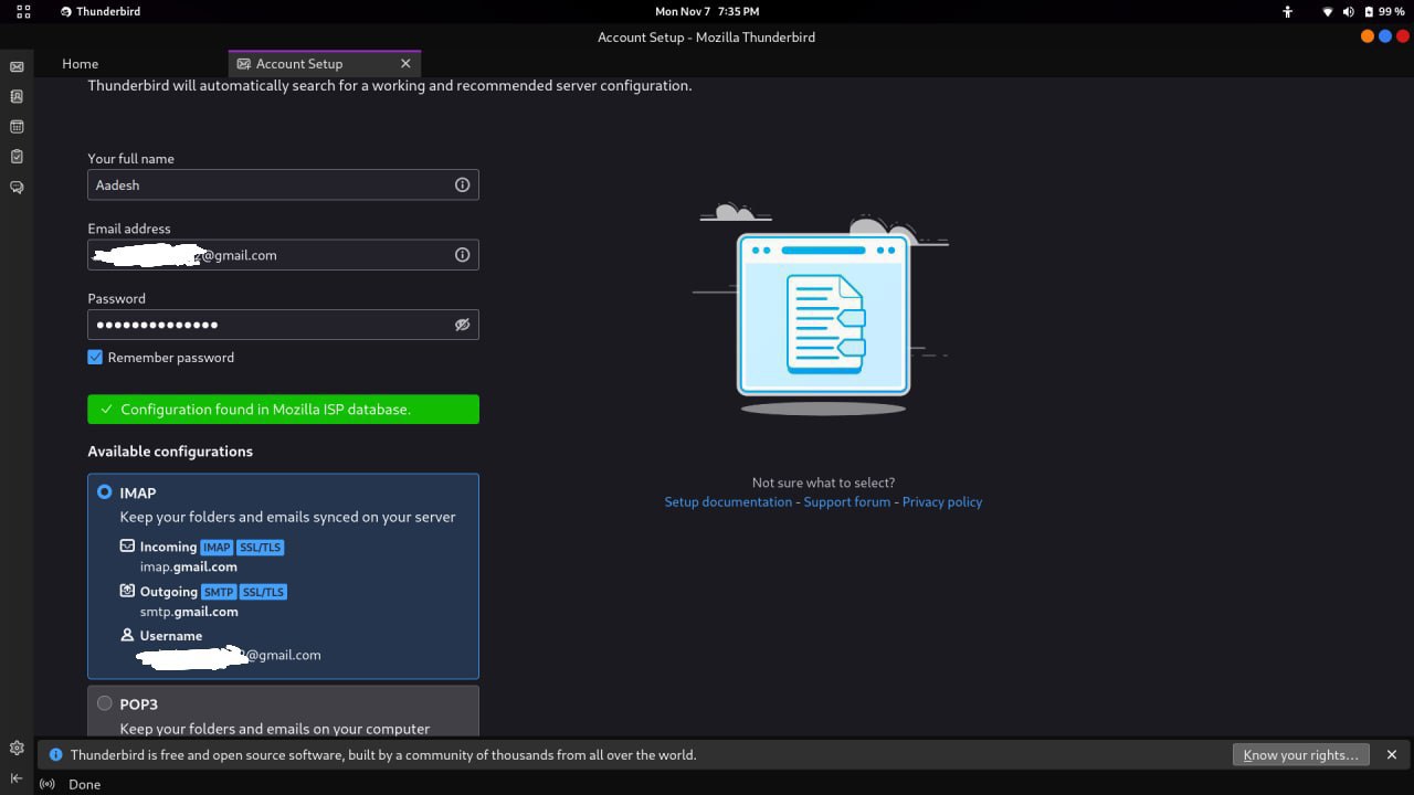How to Install, Setup and Use Thunderbird e-mail client? - LinuxForDevices