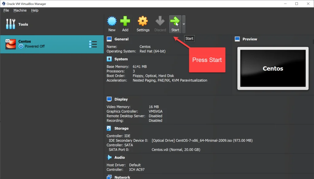 Install Centos With Virtualbox On Windows - LinuxForDevices
