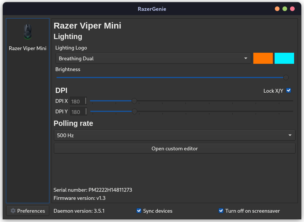 Configure RGB with Razergenie 1.0 on Razer devices - LinuxForDevices
