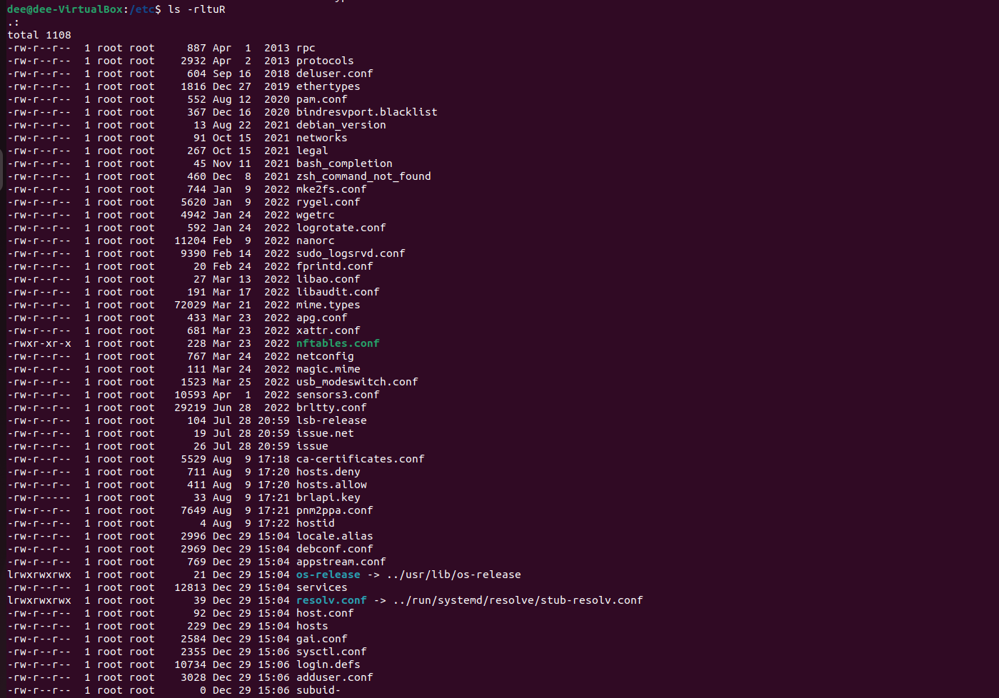 Understanding ls -ltr command in Linux - LinuxForDevices