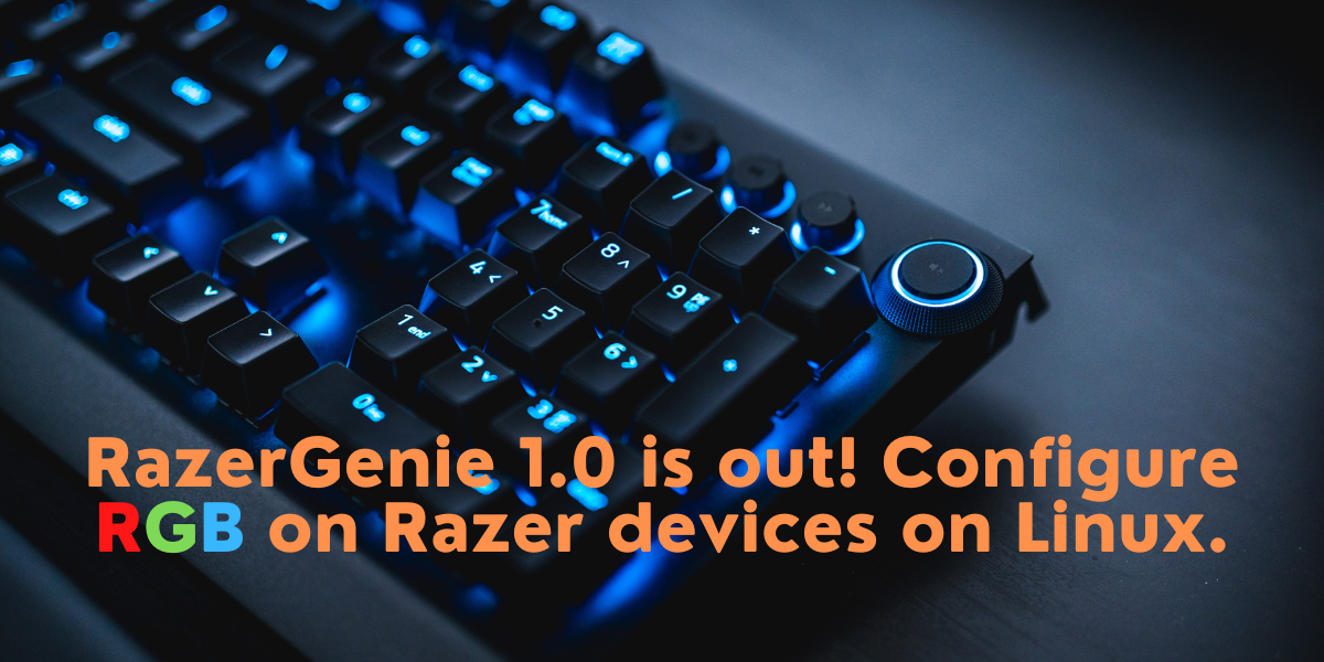 Configure RGB with Razergenie 1.0 on Razer devices - LinuxForDevices
