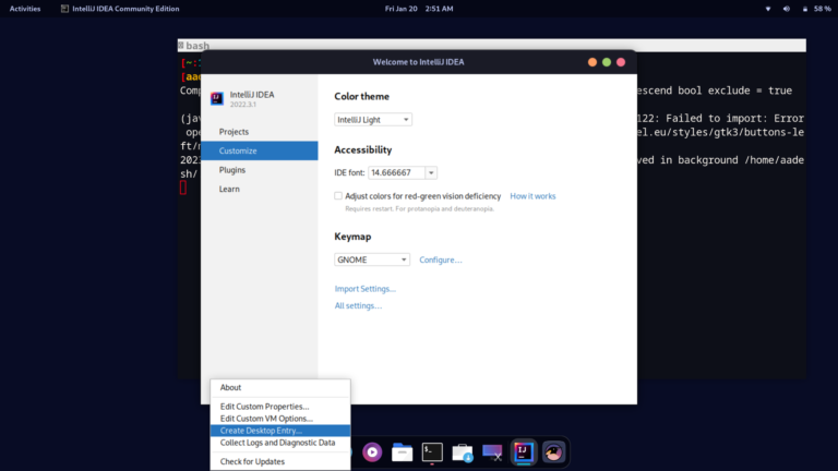 How To Install And Setup Intellij Idea Community Edition On Linux Linuxfordevices