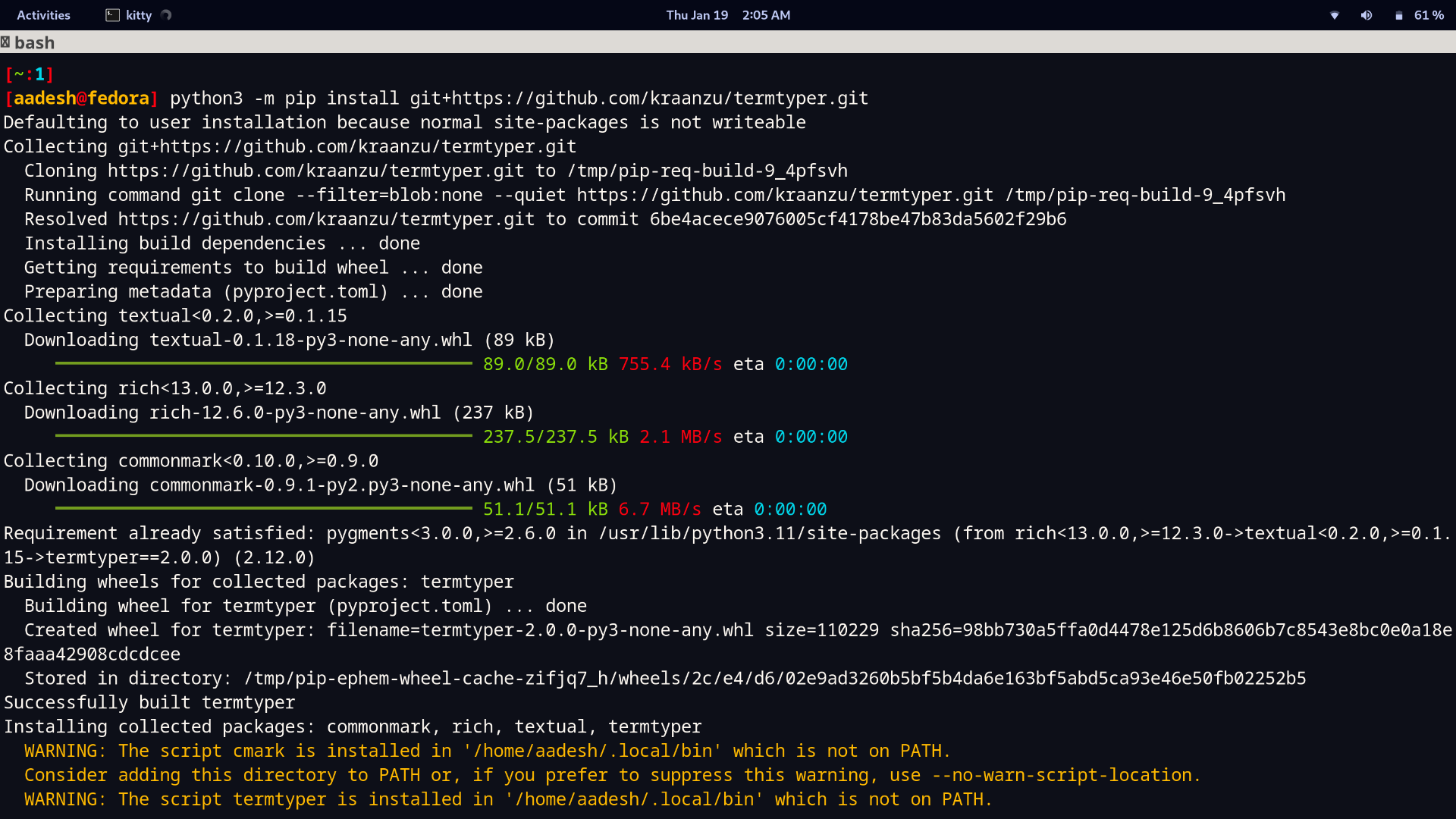 Termtyper: Improve Your Typing Skills in the Terminal Itself ...