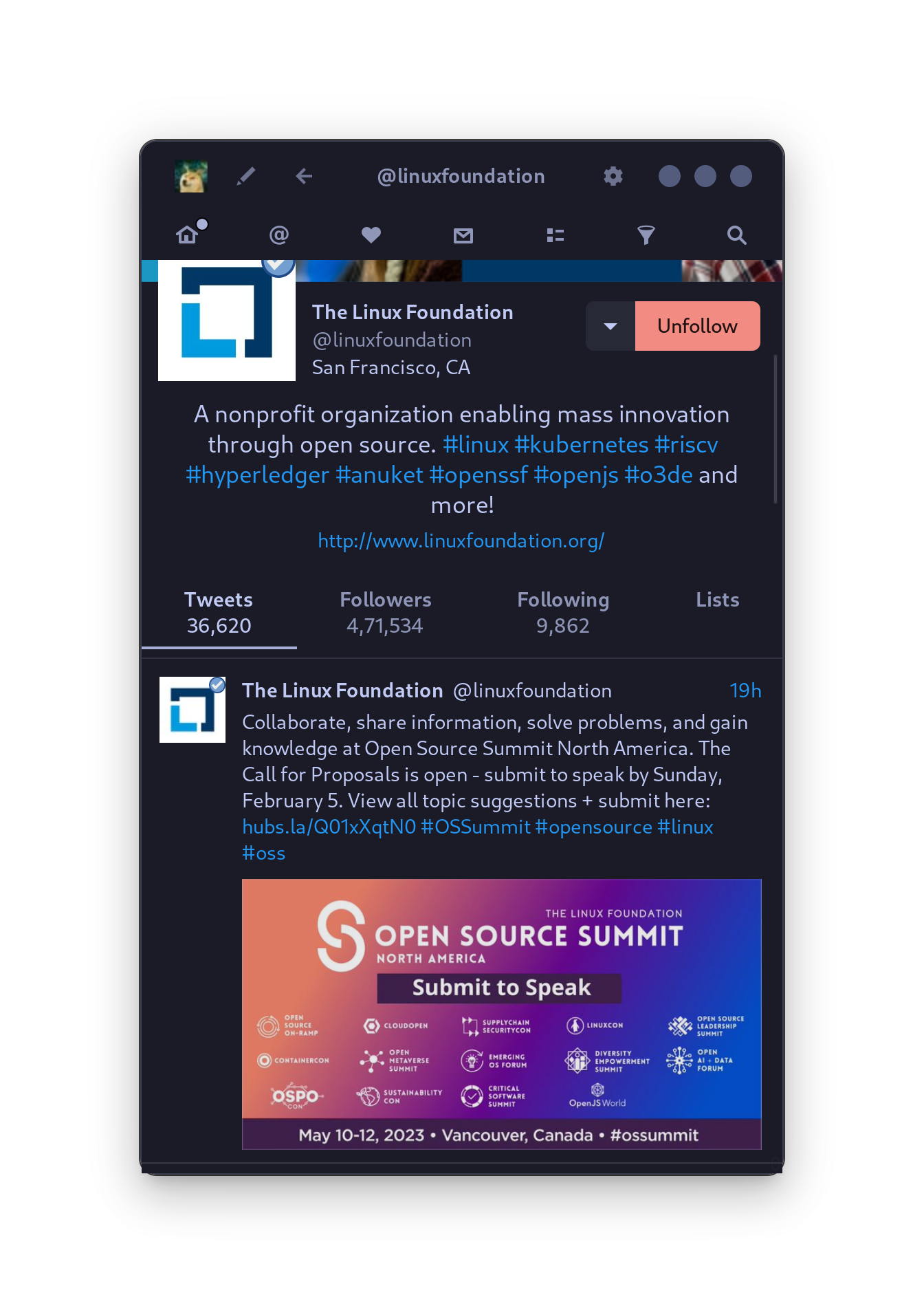 Cawbird - An open-source Twitter client for Linux - LinuxForDevices
