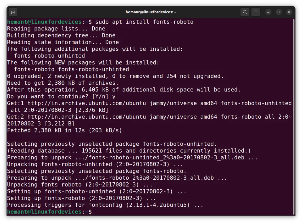 How to install fonts on Linux desktops? - LinuxForDevices