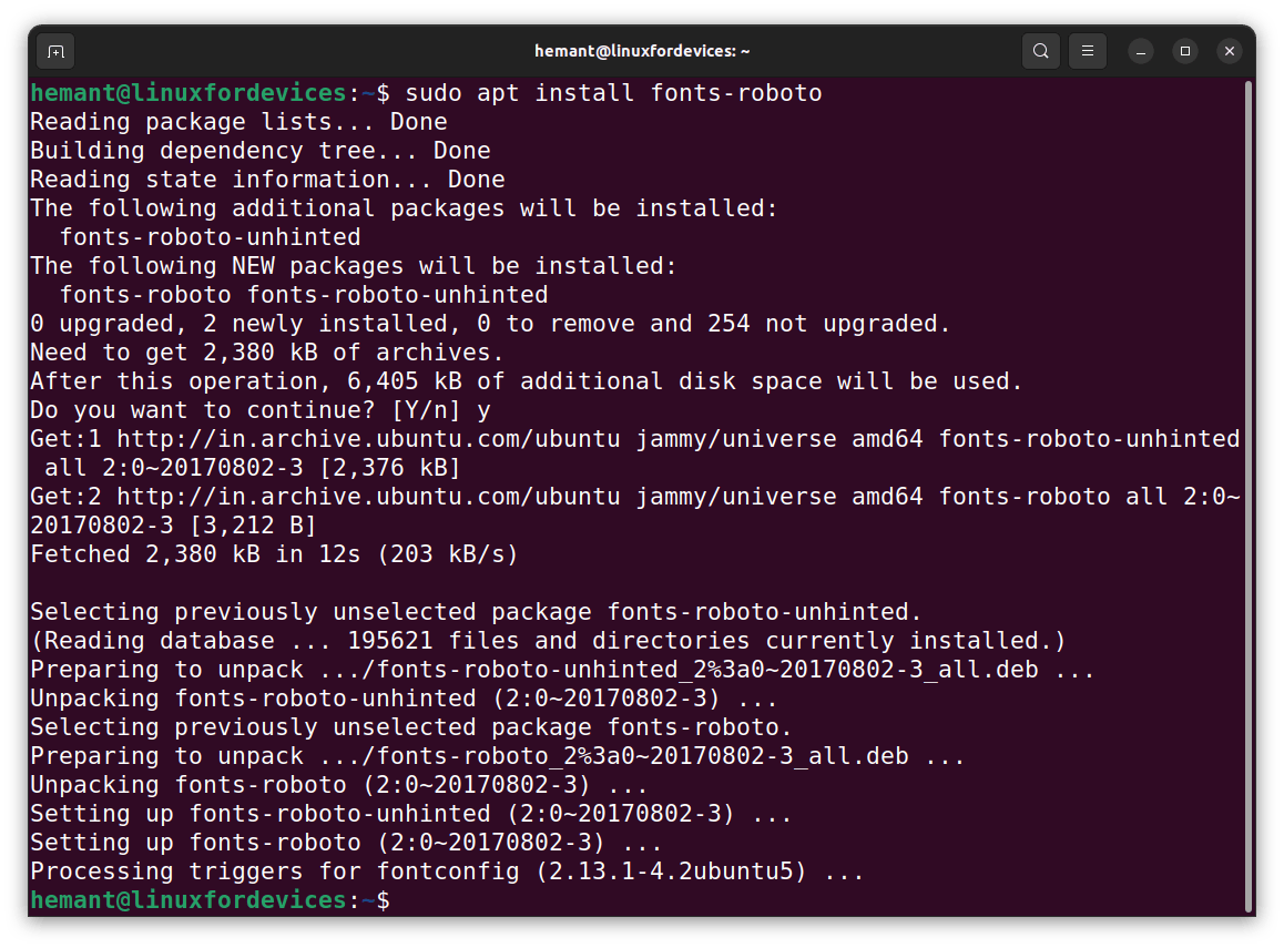 How To Install Fonts On Linux Desktops Linuxfordevices