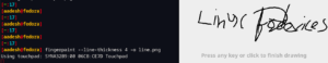 Fingerpaint - Drawing tool that uses your touchpad - LinuxForDevices