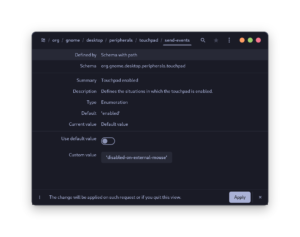 Disable Touchpad when external mouse is connected on GNOME - LinuxForDevices