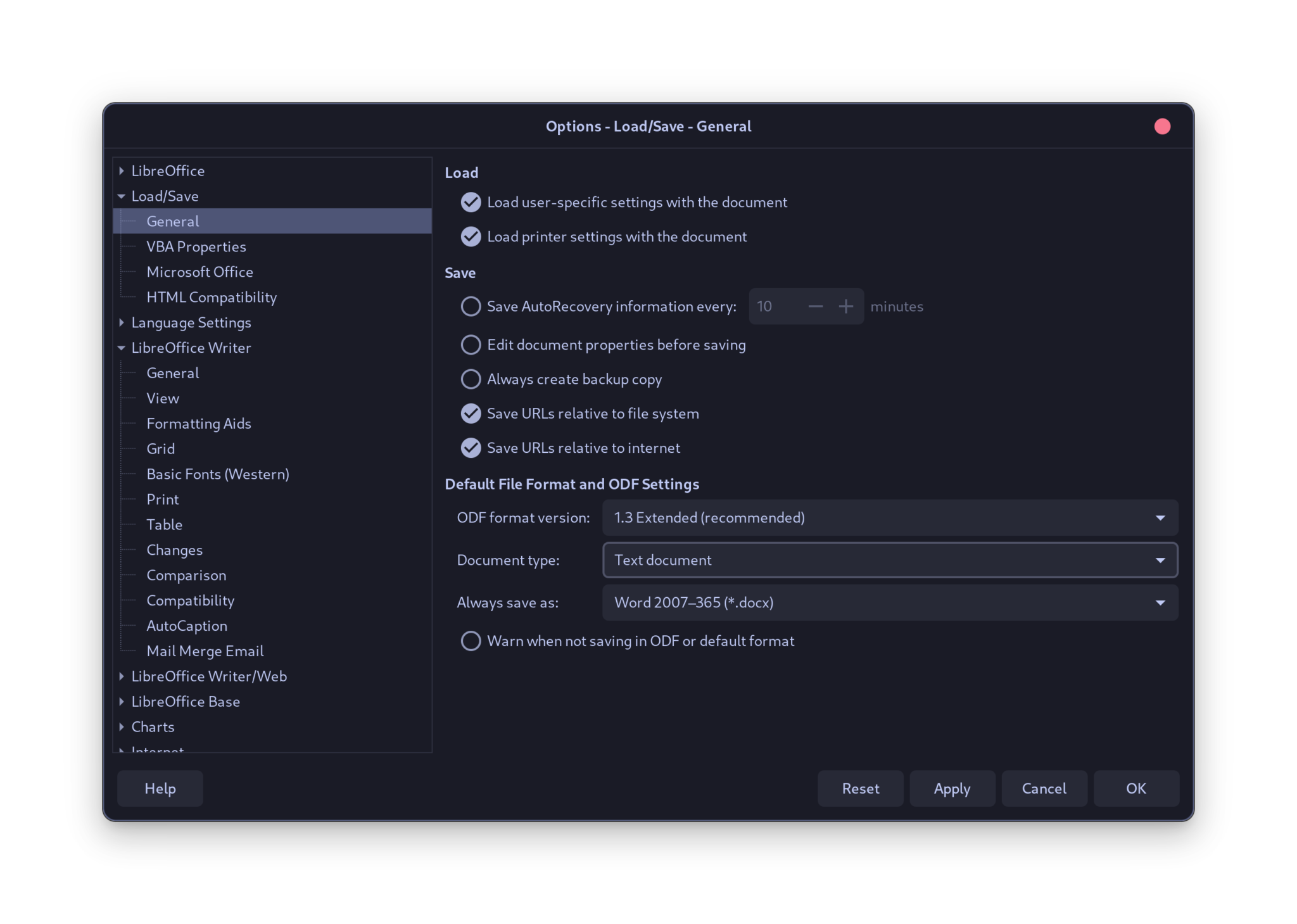 Make LibreOffice compatible with MS Office - LinuxForDevices