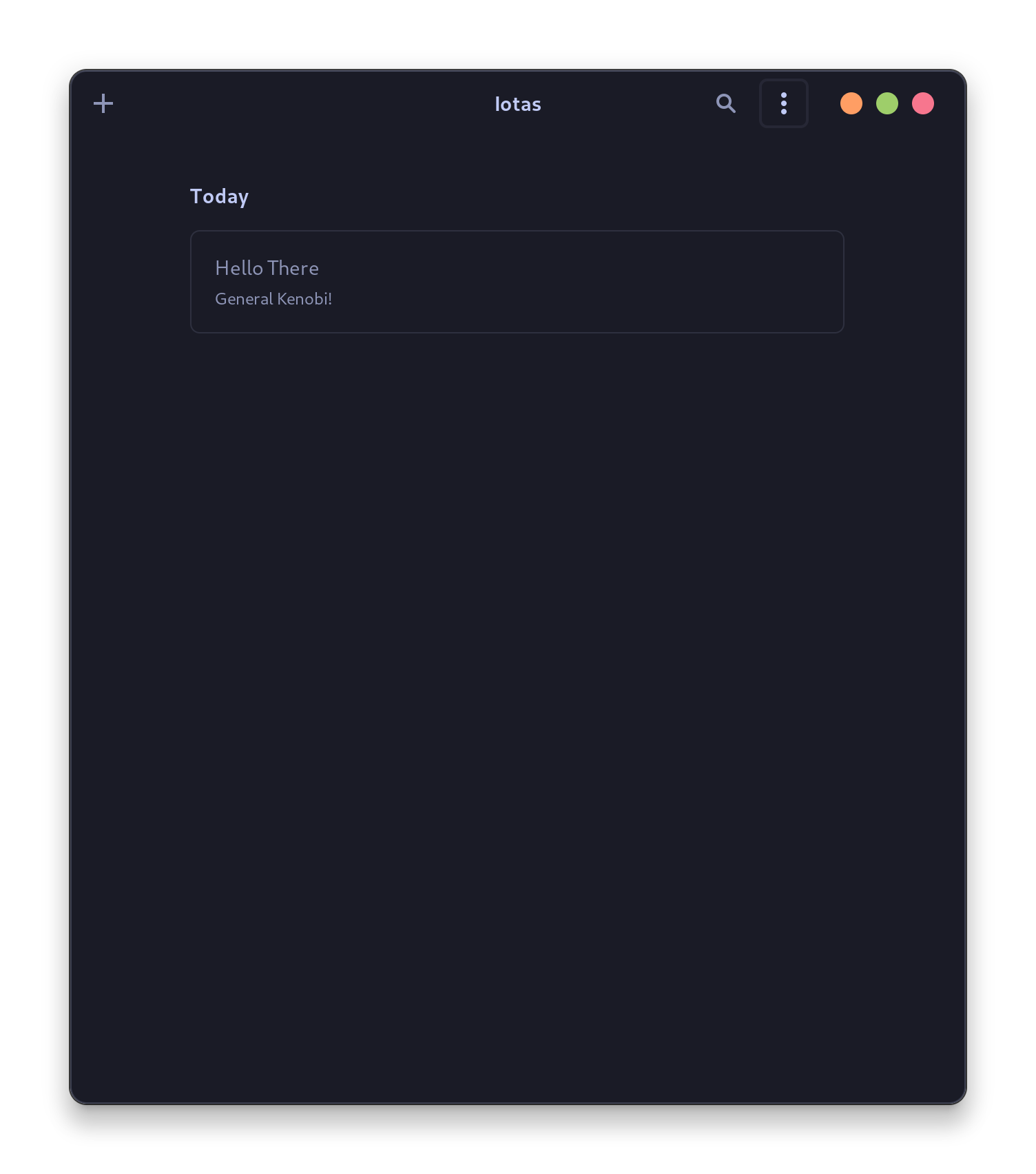 Iotas A Note Taking Application With Nextcloud Sync Support