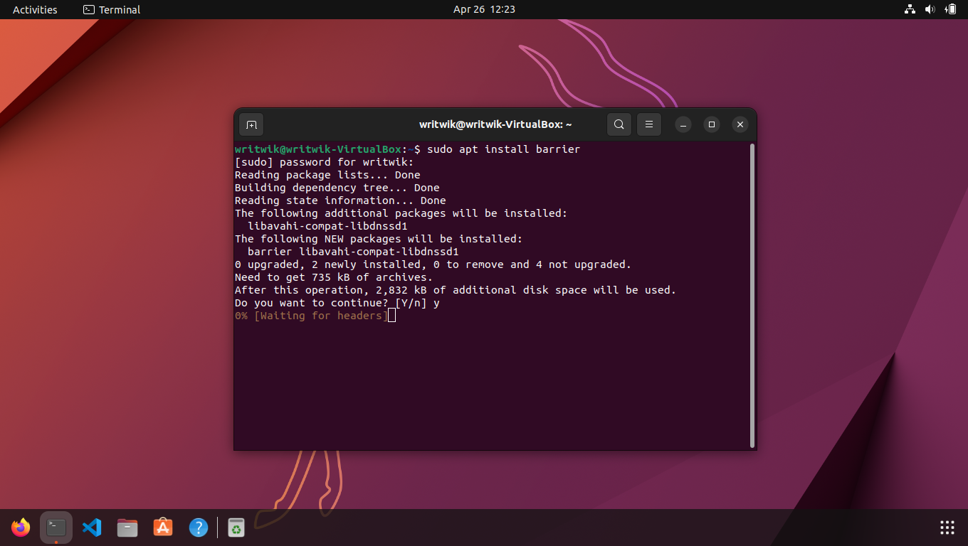 Install, setup and use Barrier in Linux - LinuxForDevices