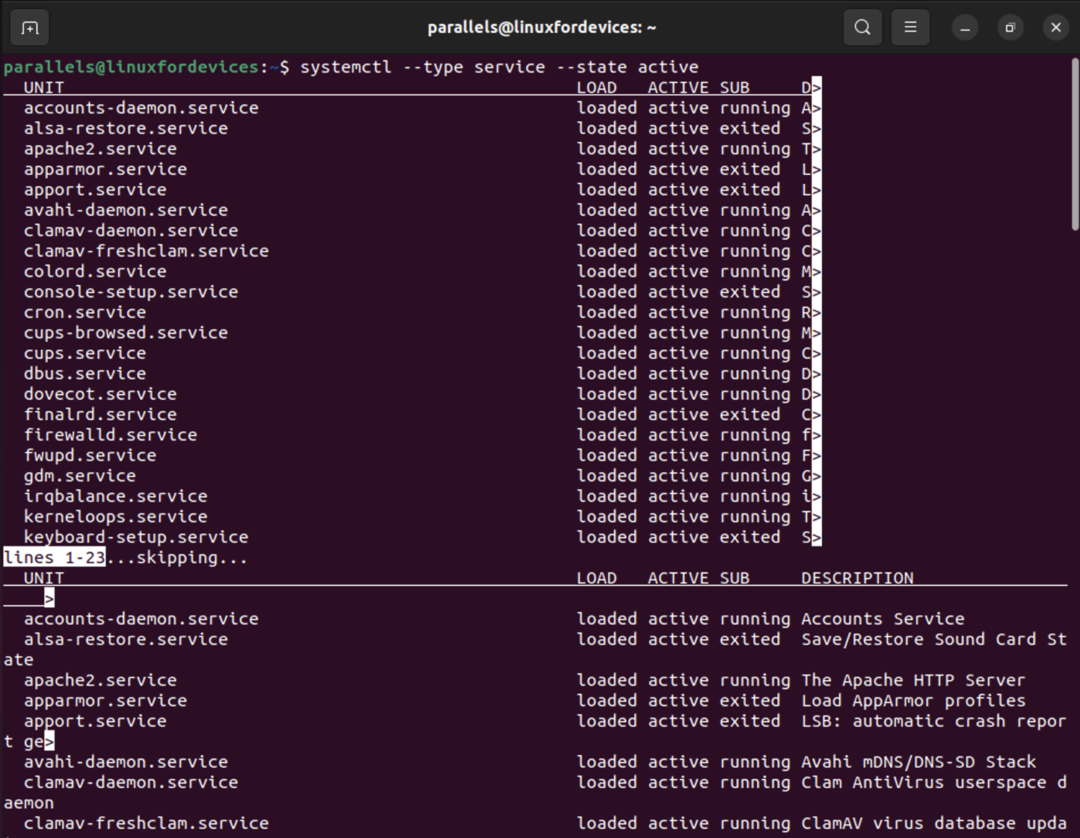 How to List Services in Ubuntu Linux? - LinuxForDevices