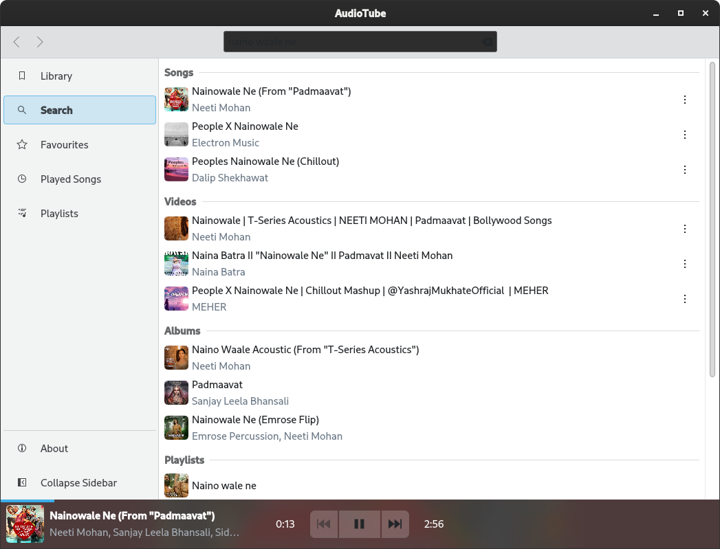AudioTube - Stream YouTube Music on Your Linux Desktop - LinuxForDevices
