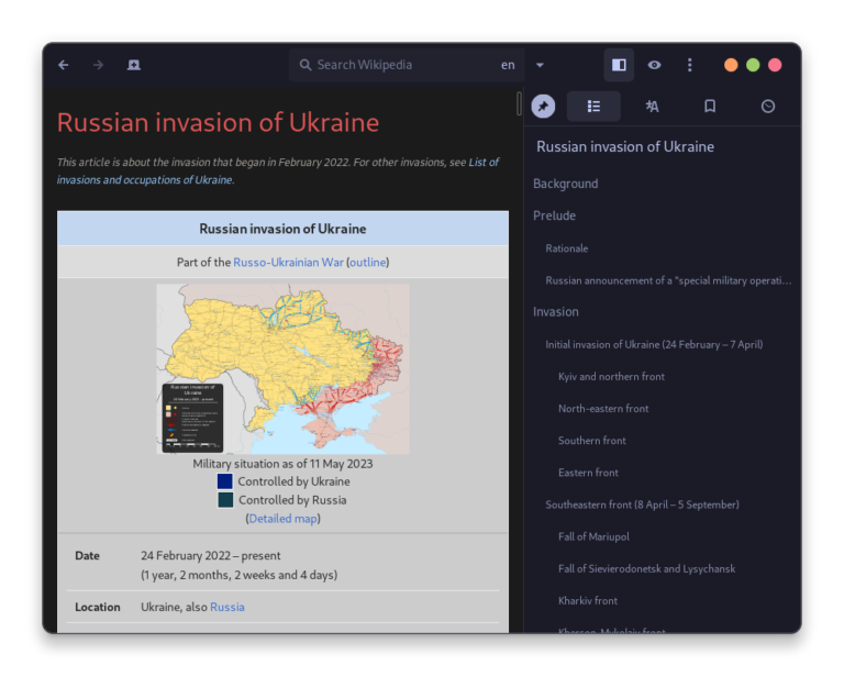 Wike – An Elegant Wikipedia reader for Linux Desktops - LinuxForDevices