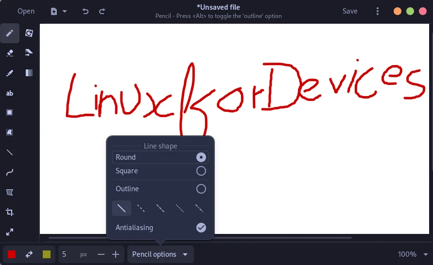 Drawing – A basic Image editor (for memes basically) - LinuxForDevices