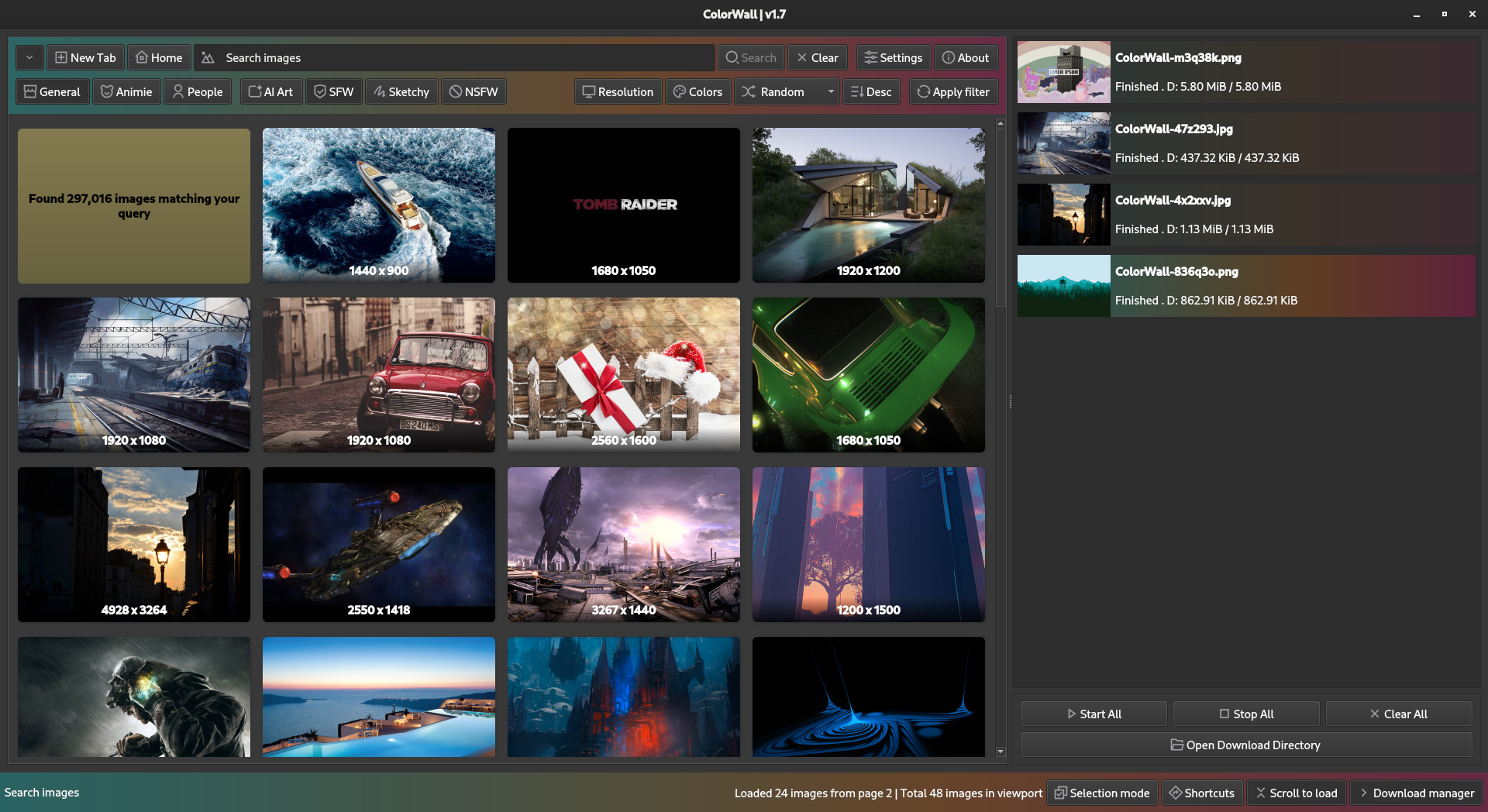 ColorWall: Your Ultimate Wallpaper Manager and Downloader - LinuxForDevices