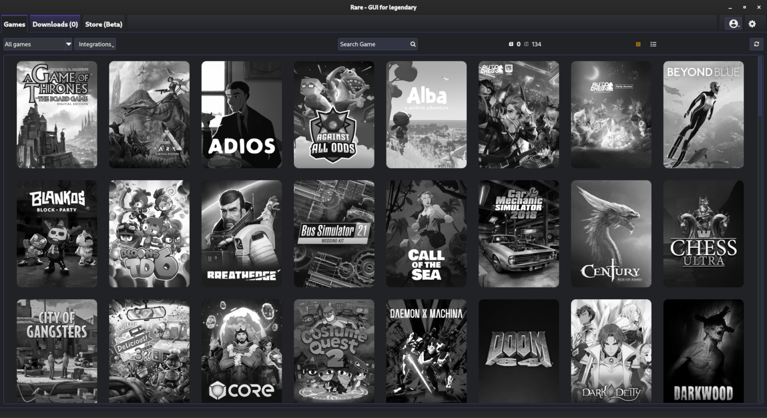 Rare: An Open Source Frontend for Epic Games Store - LinuxForDevices