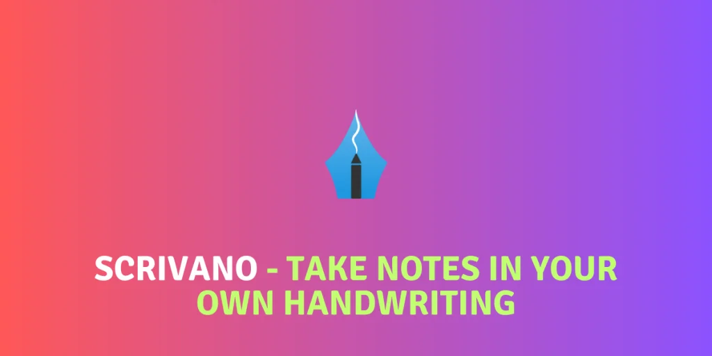 Scrivano: Handwritten Note-Taking on Linux - LinuxForDevices Scrivano: Handwritten Note-Taking on Linux - LinuxForDevices