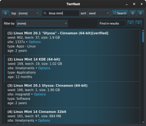 Torrhunt - A simple Torrent search Engine & Browser - LinuxForDevices