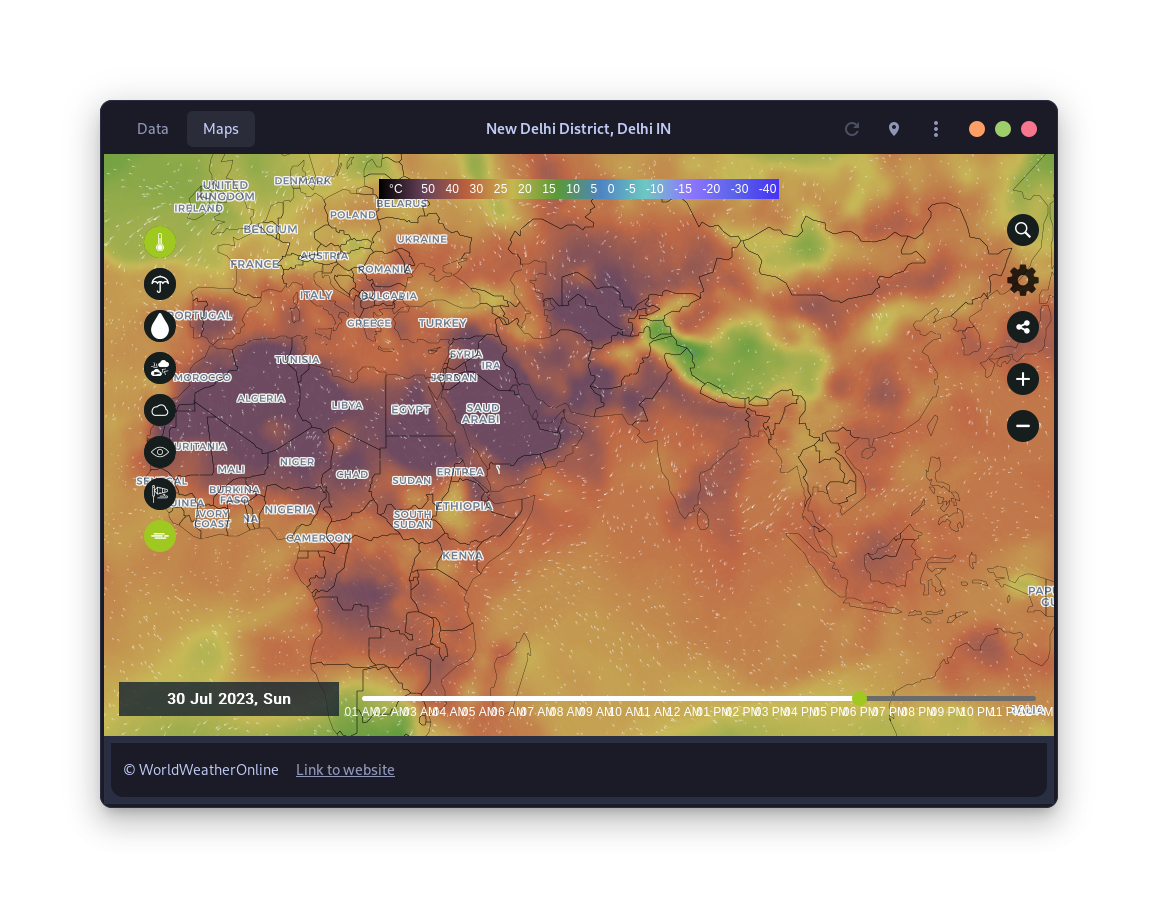 Meteo: Weather Forecasting on Linux - LinuxForDevices