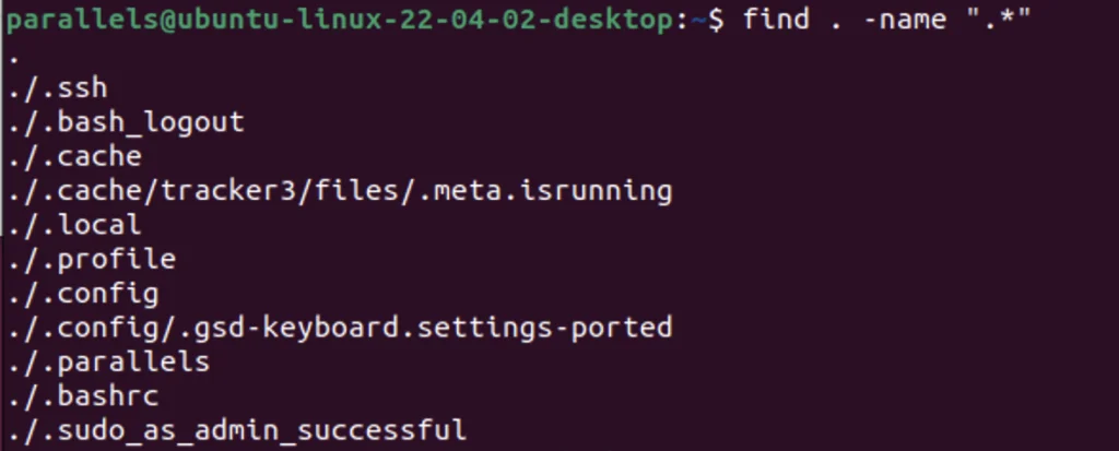 Working with hidden files in Linux - LinuxForDevices