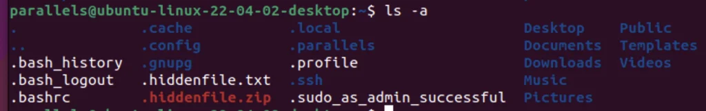 Working with hidden files in Linux - LinuxForDevices