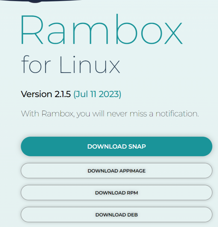 How to Install RamBox on Linux: Your Complete Guide - LinuxForDevices