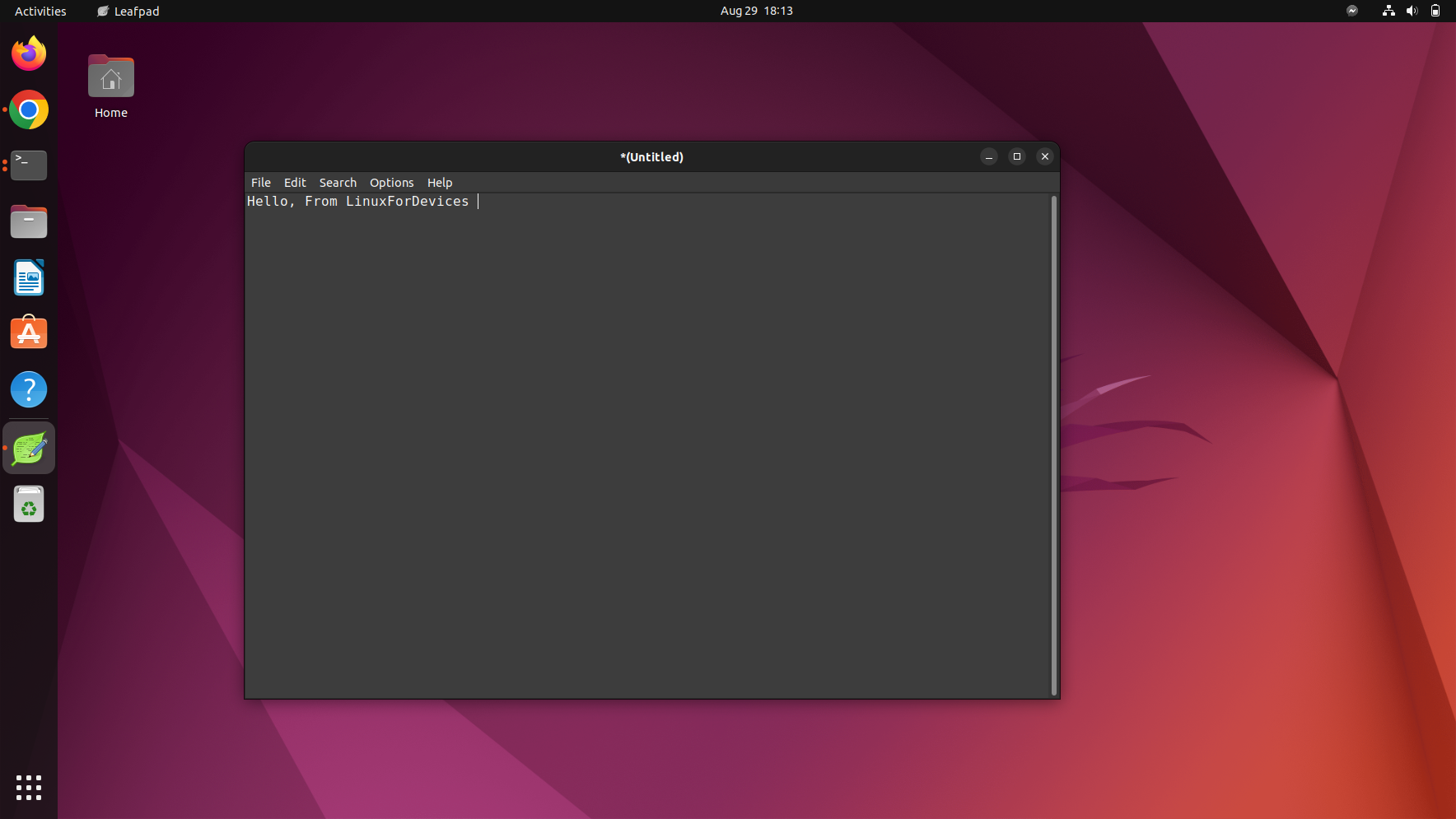 How to Install LeafPad and Use it on Linux? - LinuxForDevices