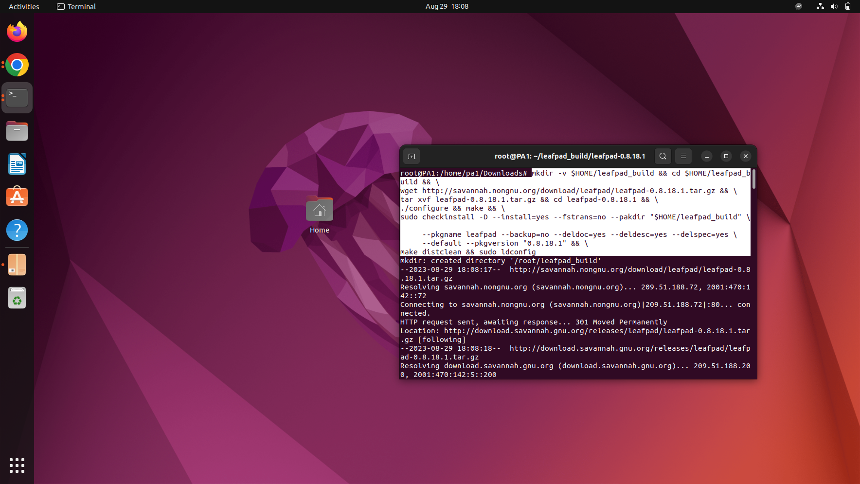 How to Install LeafPad and Use it on Linux? - LinuxForDevices