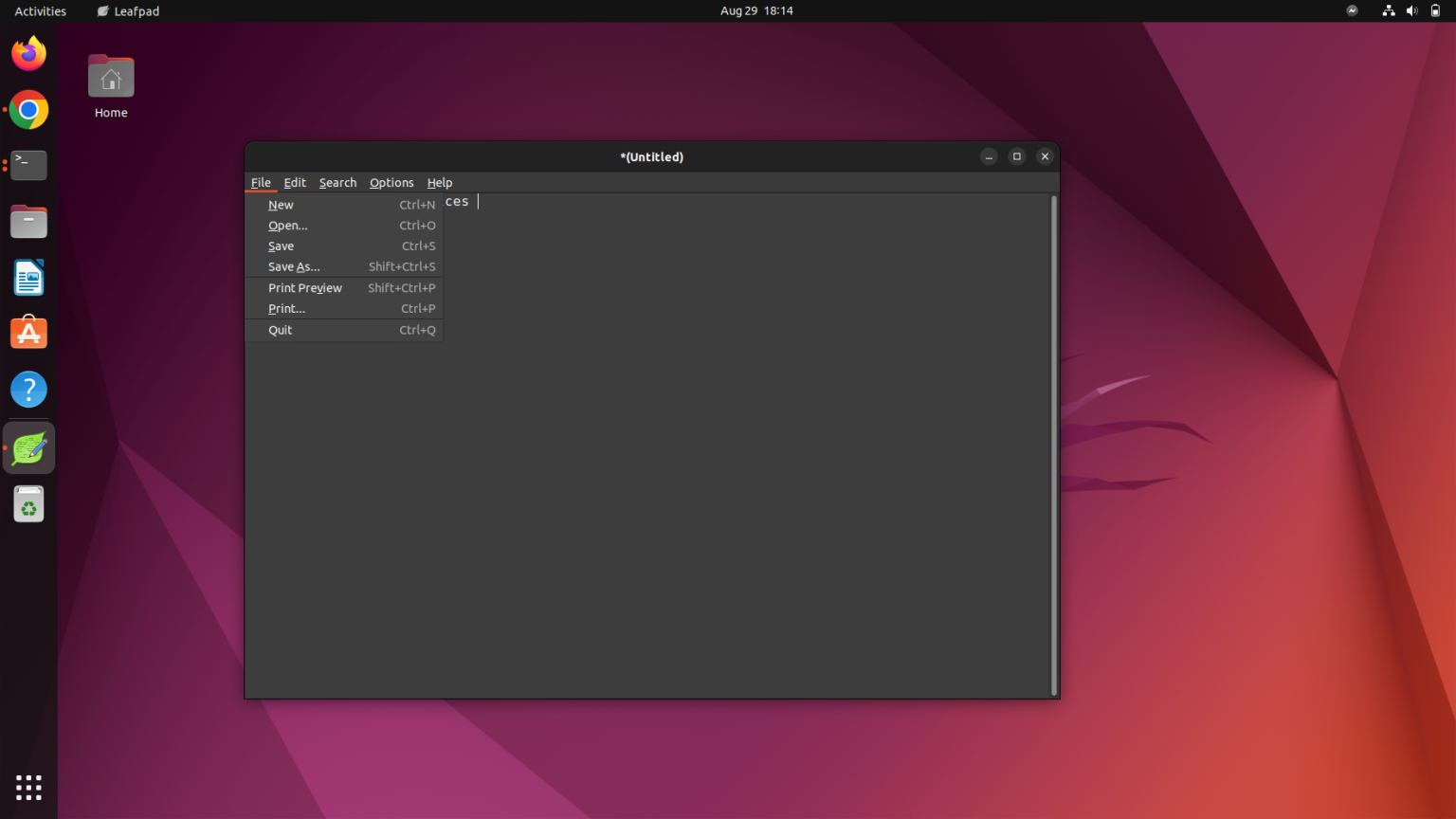 How to Install LeafPad and Use it on Linux? - LinuxForDevices