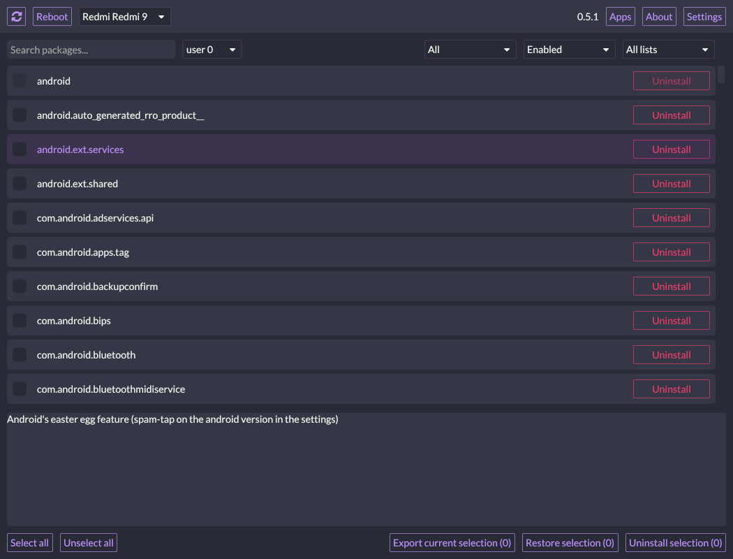 Debloat your android device with Universal Android Debloater - LinuxForDevices