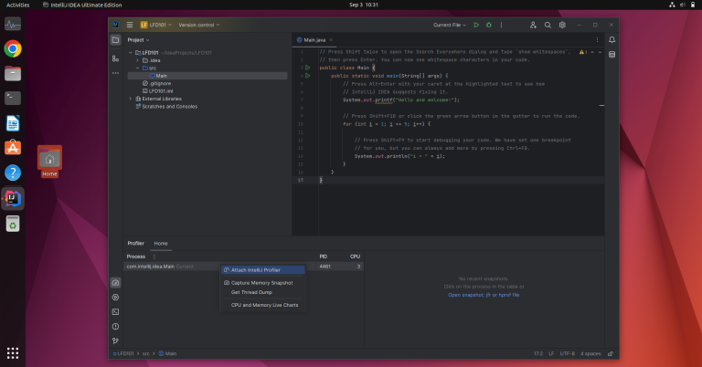 How to Install and Use IntelliJ IDEA Ultimate on Linux? - LinuxForDevices