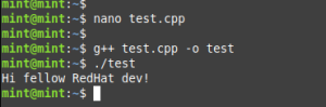 Quick Guide: Install g++ on Red Hat Linux - LinuxForDevices