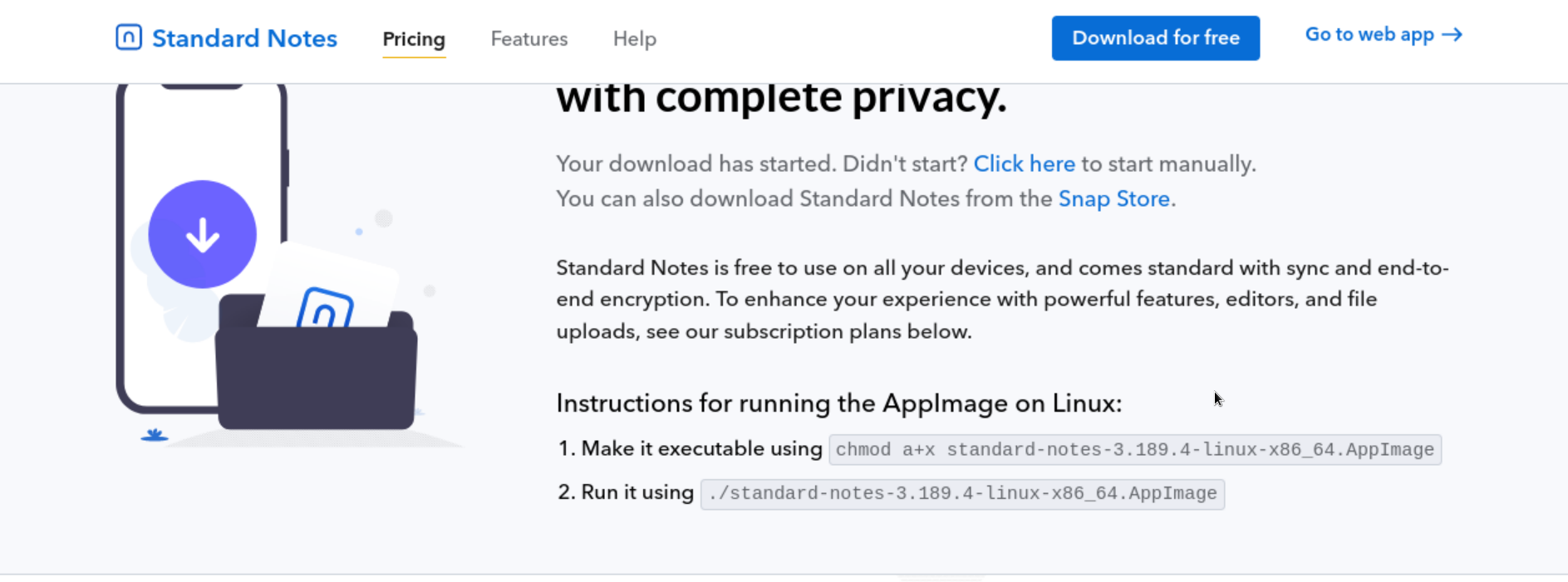 How to install Standard Notes on Linux - LinuxForDevices