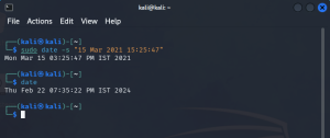 How to set Date and Time in Kali Linux? - LinuxForDevices