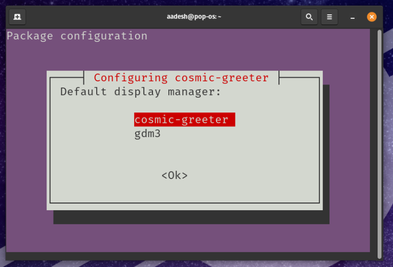 How to install the Rust Cosmic Desktop environment on Pop!_OS ...