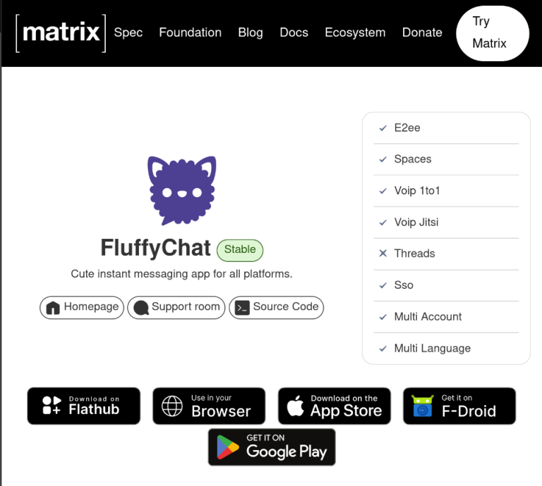Fluffychat - The most feature-rich Matrix client for Linux ...