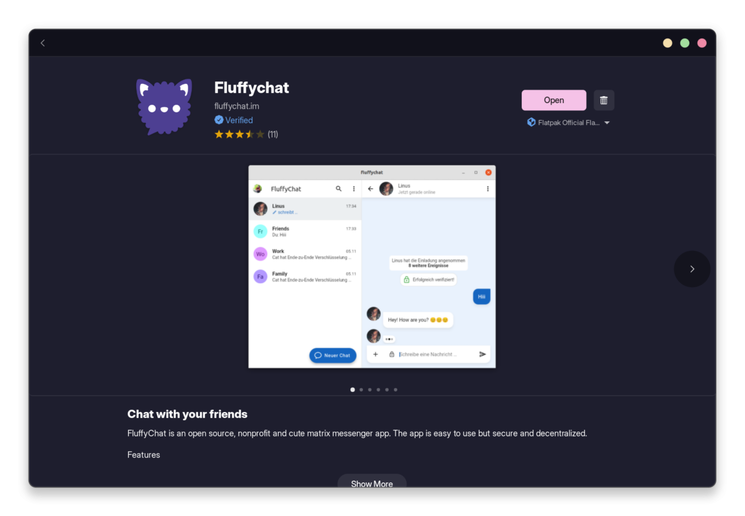 Fluffychat - The most feature-rich Matrix client for Linux ...